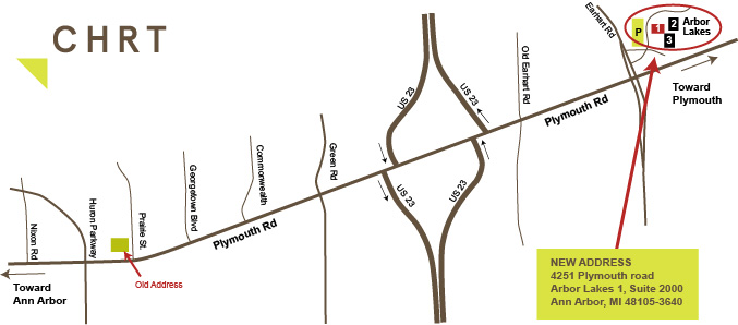 CHRT Moves to Arbor Lakes - CHRT